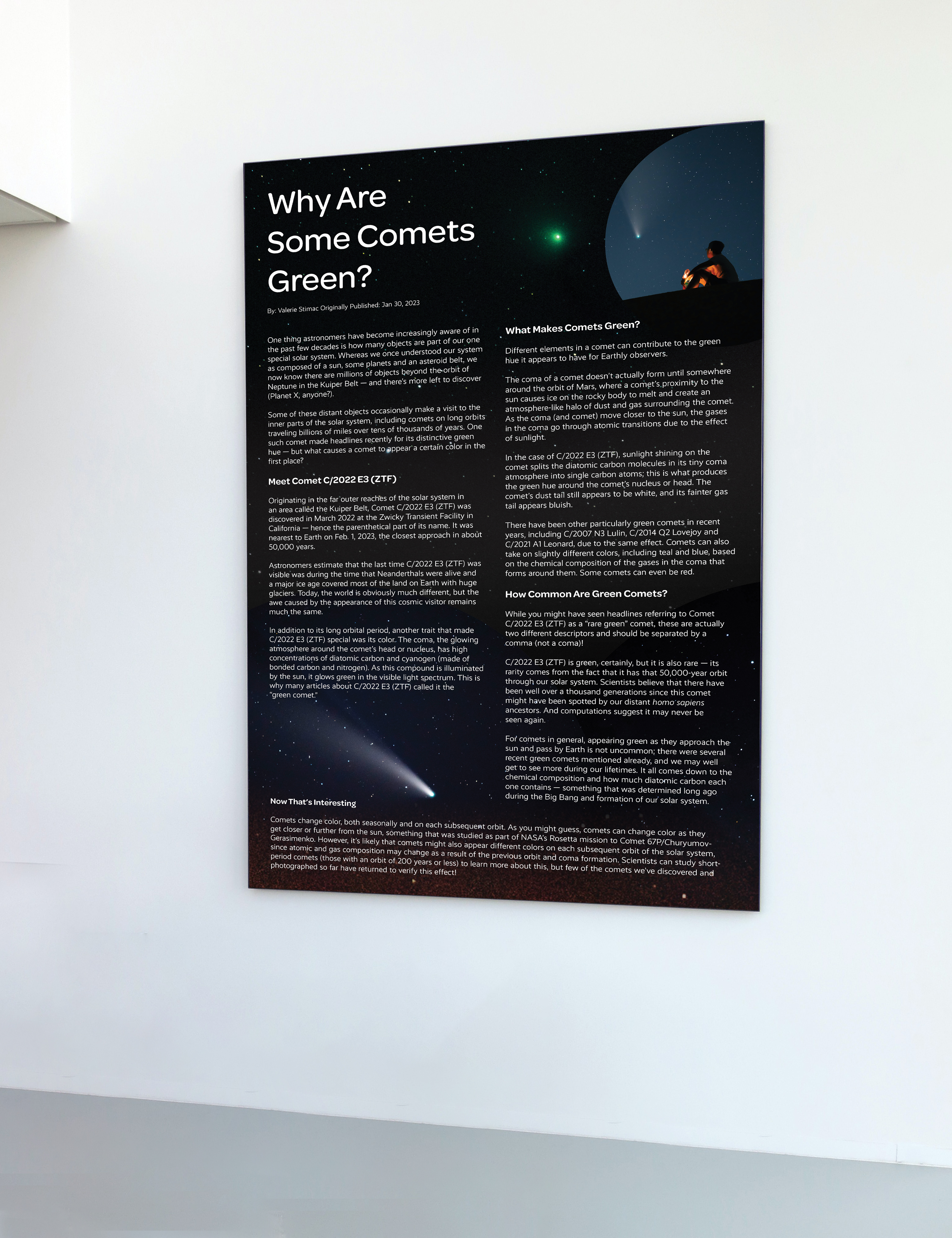 Informational Comet Poster – EV Collaborative Design